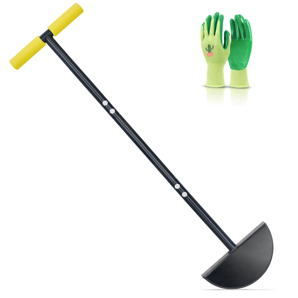 Colwelt Half Moon Edger Lawn Tool, Lawn Edgers with Soft Handle, Manua